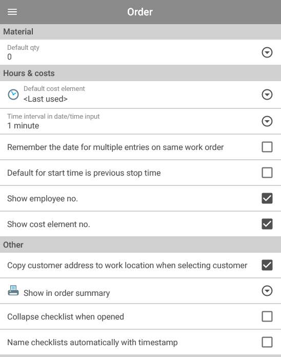 Order – Handyman Support