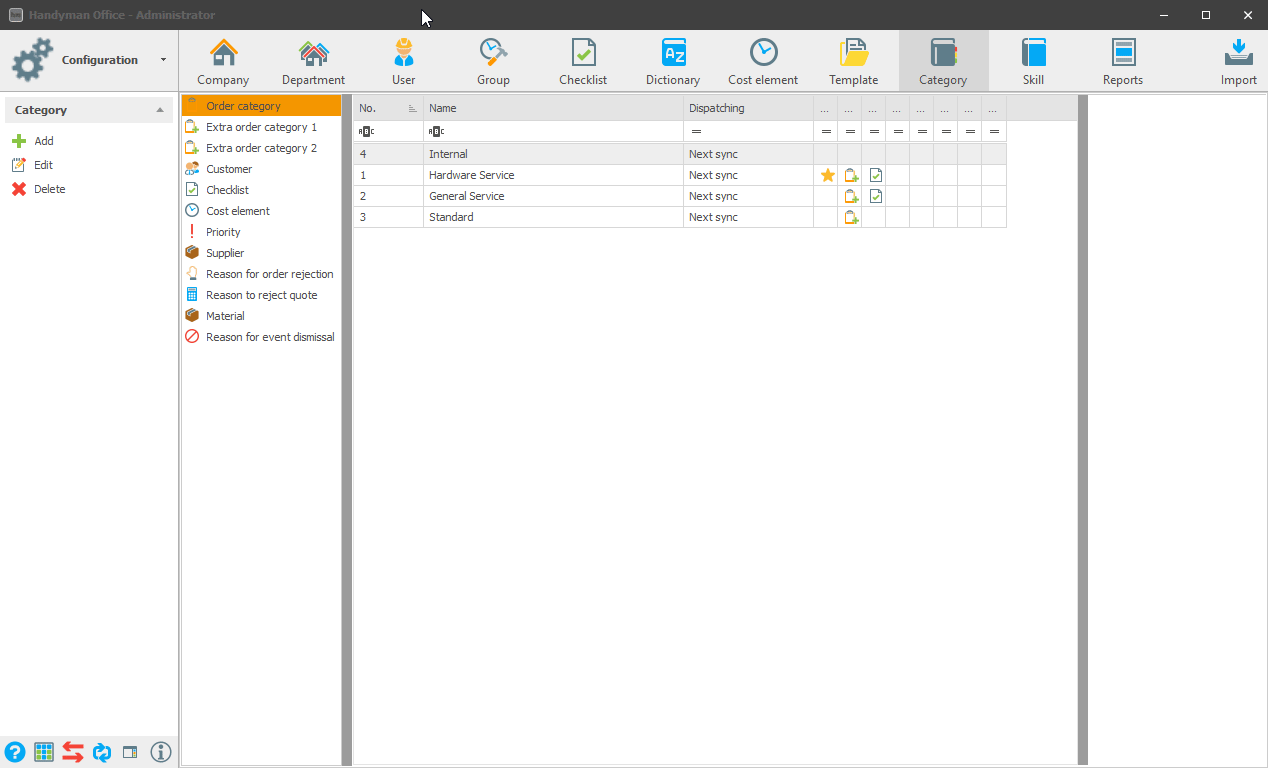 Adding categories – Handyman Support Adding categories – Handyman Support