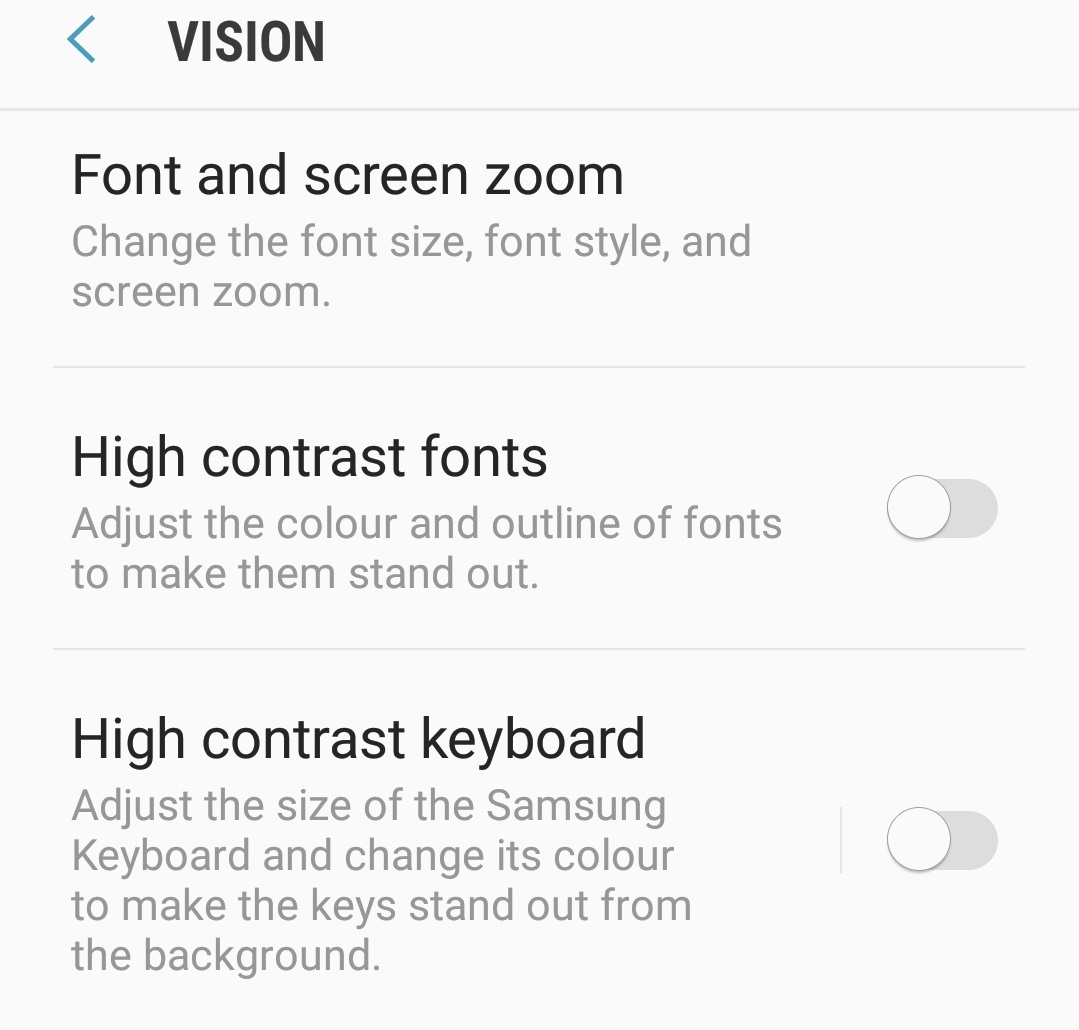 Adjusting text visibility – Handyman Support